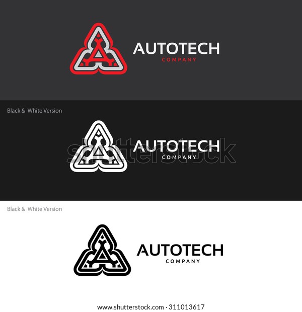 Letter Automative Car Logo Template Stock Vector (Royalty Free ...