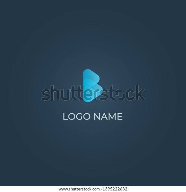 Letter B Alphabet Design Vector Stock Vector (Royalty Free) 1395222632 ...
