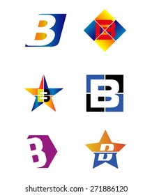 Letter B Alphabet Logo Vector Stock Vector (Royalty Free) 271886120 ...