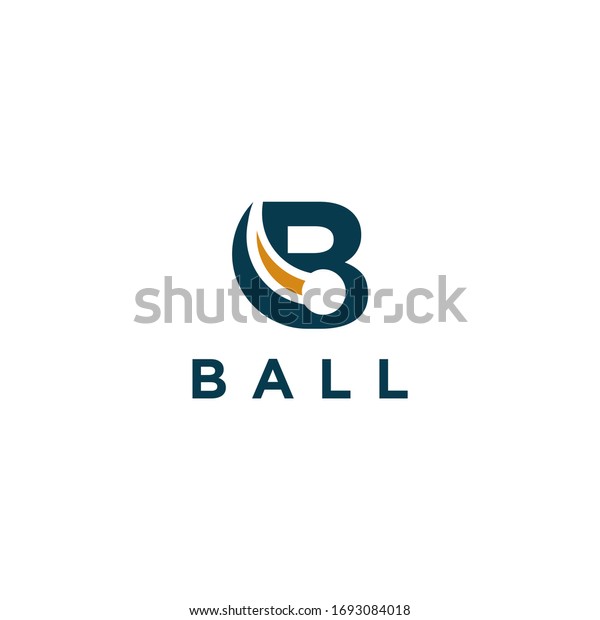 Letter B for Ball 로고 아이콘 스톡 벡터(로열티 프리) 1693084018 | Shutterstock