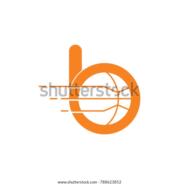 Letter B Basketball Logo Template Stock Vector (Royalty Free) 788623852 ...