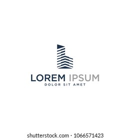 Building Logo Building Icon Vector Design: vector de stock (libre de ...