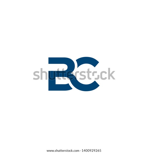 Letter B C Icon Logo Design Stock Vector (Royalty Free) 1400929265 ...