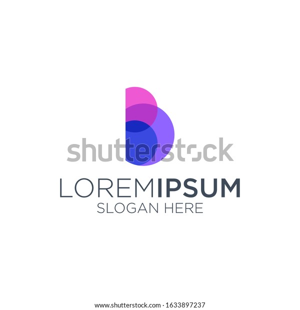 Letter B Cube Logo Design Vector Stock Vector (Royalty Free) 1633897237 ...