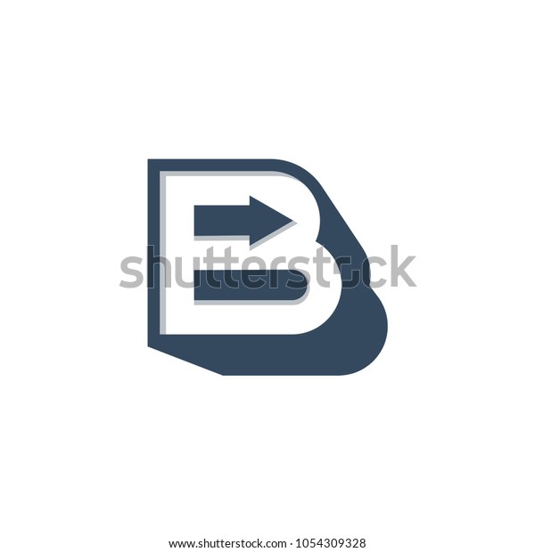 Letter B Icon Logo Template Vector Stock Vector (Royalty Free ...