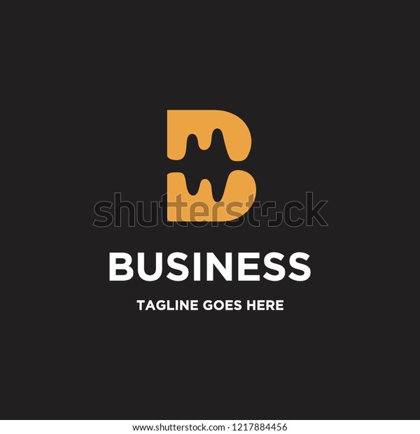 Letter B Initial Audio Logo Icon Stock Vector (Royalty Free) 1217884456 ...