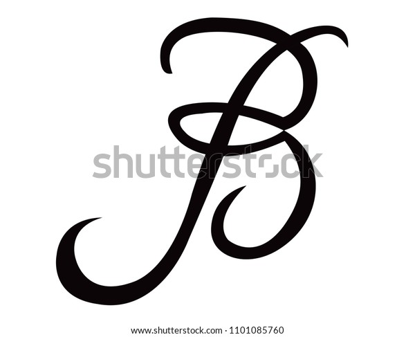 Letter B Isolated Stock Vector (Royalty Free) 1101085760 | Shutterstock