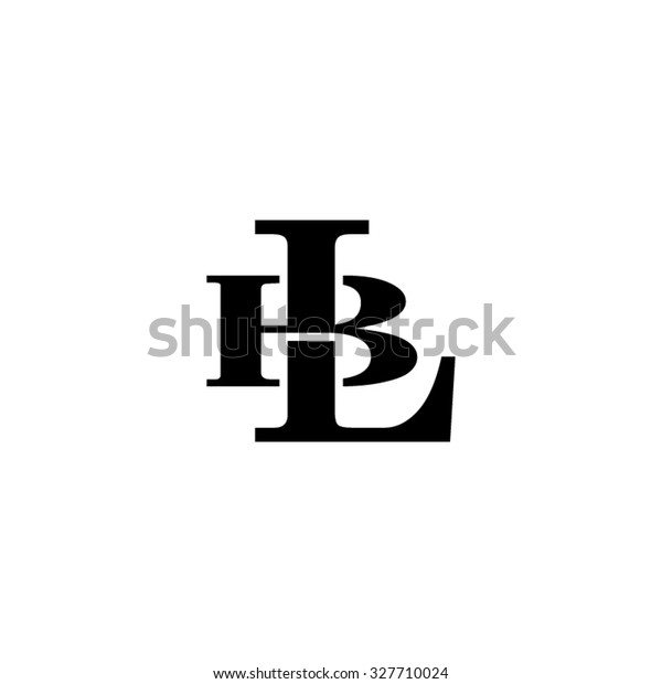Letter B L Monogram Logo Stock Vector (Royalty Free) 327710024 ...
