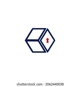 Letter B Lock Vector Logo Design Stock Vector (Royalty Free) 2062440038 ...