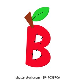 1,024 Red apple with leaf alphabete i Images, Stock Photos & Vectors ...