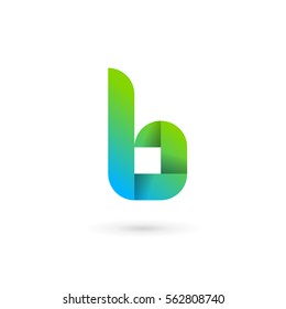 Letter B Ribbon Logo Icon Design Stock Vector (Royalty Free) 562808740 ...