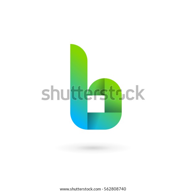 Letter B Ribbon Logo Icon Design Stock Vector (Royalty Free) 562808740 ...