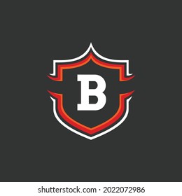 Letter B Shield Logo Template Stock Vector (Royalty Free) 2022072986 ...