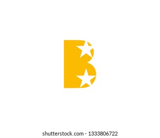Letter B Star Light Symbol Logo Stock Vector (Royalty Free) 1333806722 ...