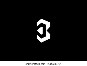 Letter B3 Wit Diamond Logo Stock Vector (Royalty Free) 2006235704 ...