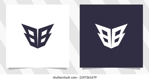 Letter Bb Logo Design Template Stock Vector (Royalty Free) 2197361679 ...