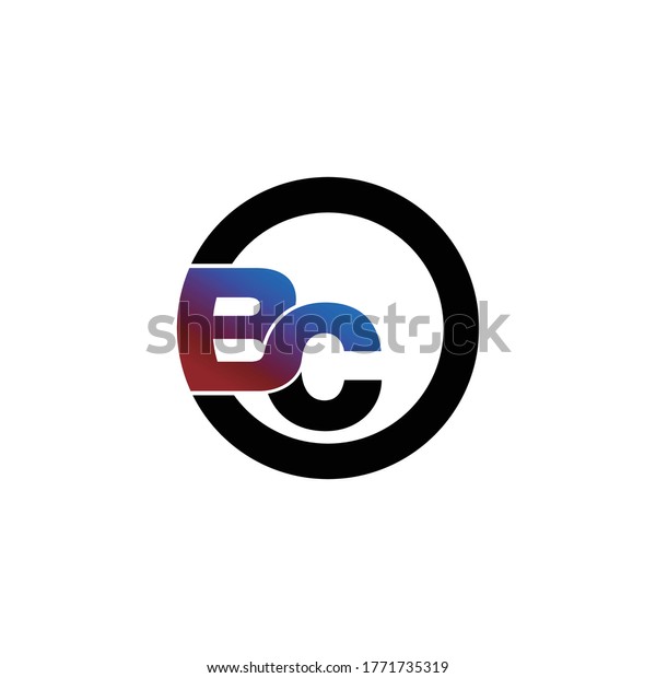Letter Bc Circle Logo Icon Design Stock Vector (Royalty Free ...