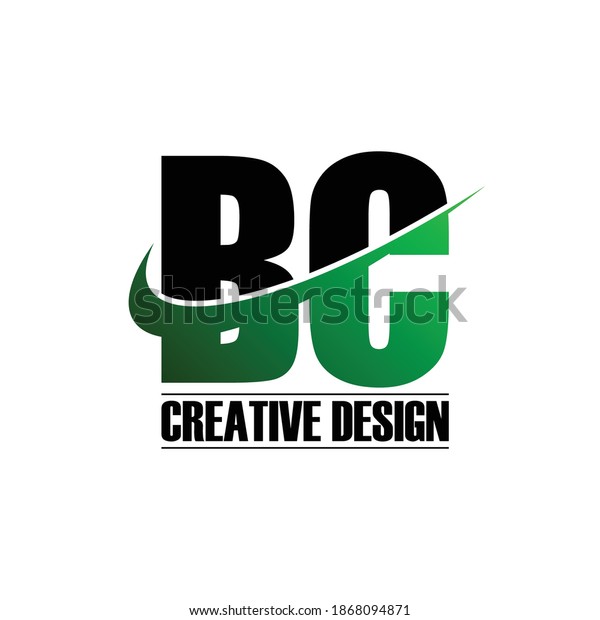 Letter Bc Simple Logo Design Vector Stock Vector (Royalty Free ...
