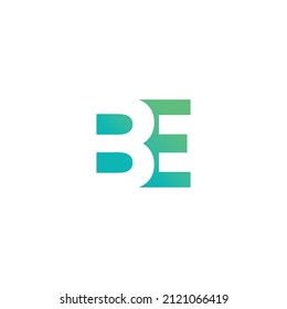 Letter Be Logo Design Vector Image Stock Vector (Royalty Free ...