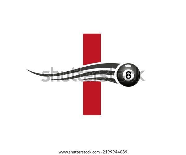 Letter Billiards Pool Game Logo Design Stock Vector (Royalty Free ...