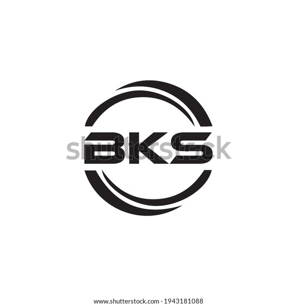 Letter Bks Circle Logo Design Vector Stock Vector (Royalty Free ...
