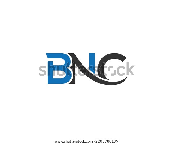 Letter Bnc Logo Design Template Simple Stock Vector (Royalty Free ...