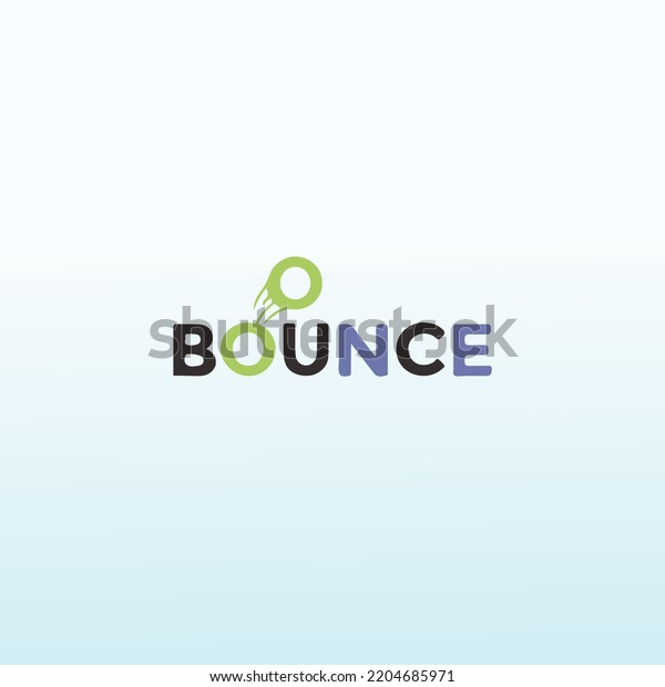Letter Bounce Vector Logo Design Stock Vector (Royalty Free) 2204685971 ...