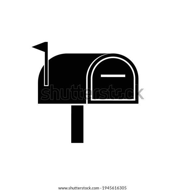 Letter Box Logo Vektor Template Stock Vector (Royalty Free) 1945616305 ...