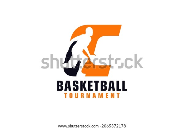 Letter C Basketball Logo Design Vector Stock Vector (Royalty Free ...