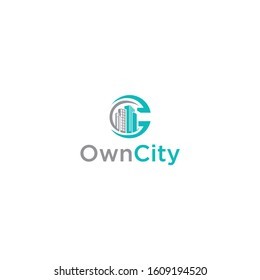 Letter C Building Logo Design Illustration Stock Vector (Royalty Free ...