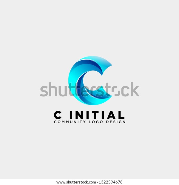 Letter C Community Human Logo Template Stock Vector (Royalty Free ...