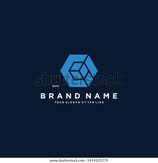 Letter C Cube Logo Design Vector Stock Vector (Royalty Free) 1694101279 | Shutterstock