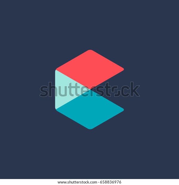 Letter C Cube Logo Icon Design Stock Vector (Royalty Free) 658836976