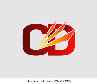 Letter C D Logo Stock Vector (Royalty Free) 434980096 | Shutterstock