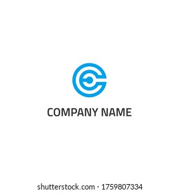 Vector Logo Cc Letter Arrangement Suitable Stock Vector (Royalty Free ...