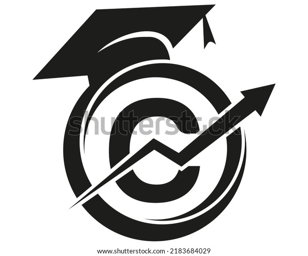 Letter C Education Logo Icon Design Stock Vector (Royalty Free ...