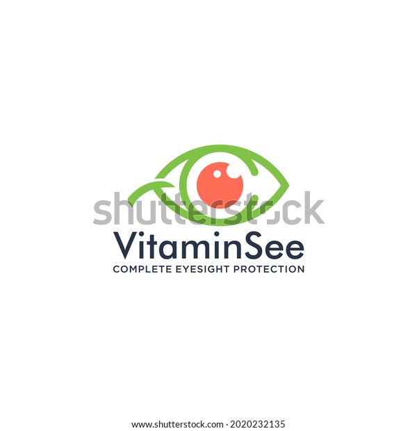Letter C Eye Leaf Nutrition Logo Stock Vector (Royalty Free) 2020232135 ...