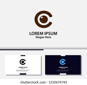 Letter C Eye Modern Logo Icon Stock Vector (Royalty Free) 1510674743 ...