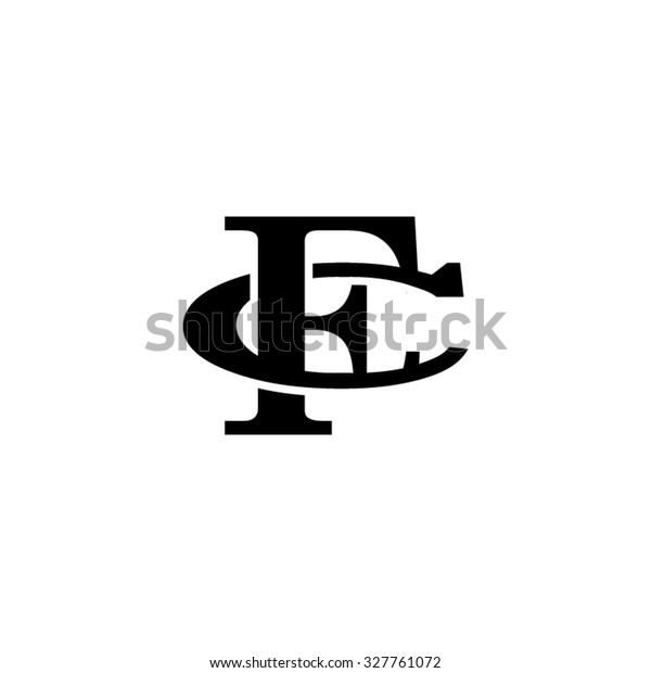 Letter C F Monogram Logo Stock Vector (Royalty Free) 327761072