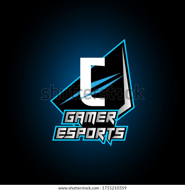 Letter C Game Logo Esport Gaming Stock Vector (Royalty Free) 1715210359 ...