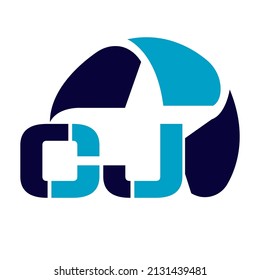 Letter C J Logo Vector Template Stock Vector (Royalty Free) 2131439481 ...