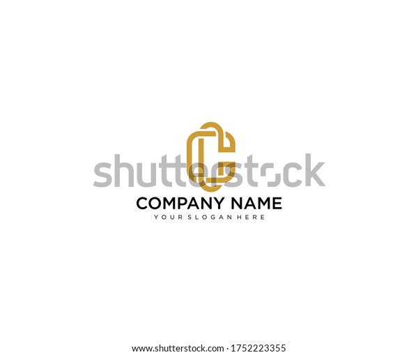 Letter C Line Logo Design Linear Stock Vector (Royalty Free) 1752223355 ...