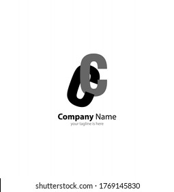 Letter C Logo Concept Grey Black Stock Vector (Royalty Free) 1769145830 ...