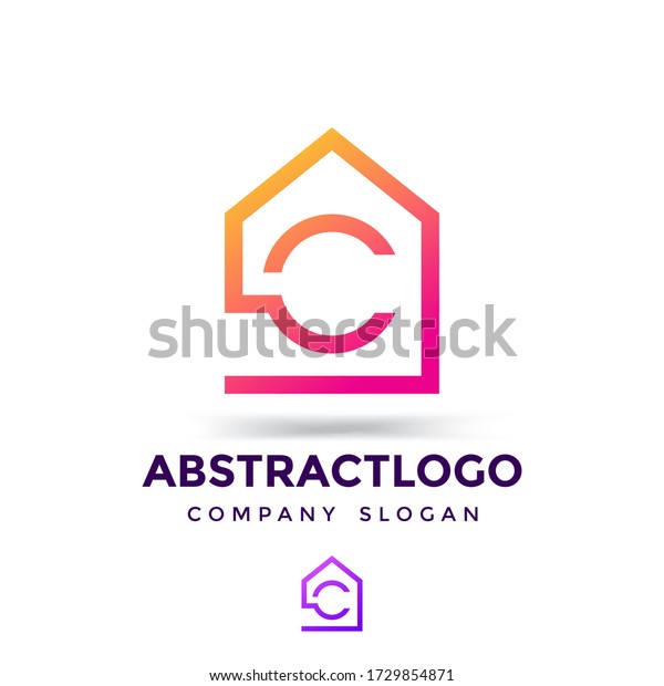 Letter C Logo Icon Monogram Real Stock Vector (Royalty Free) 1729854871 ...