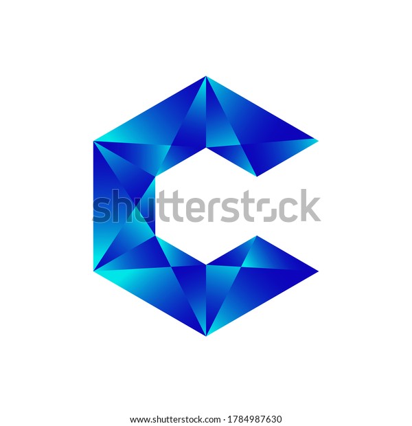 Letter C Logoc Letter Logo Design Stock Vector (Royalty Free ...