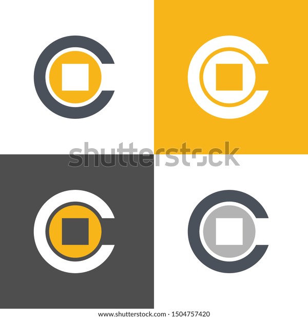 Letter C Money Logo Round Shape Stock Vector (Royalty Free) 1504757420 ...