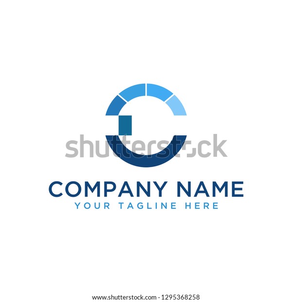 Letter C Round Logo Technology Vector Stock Vector (Royalty Free ...