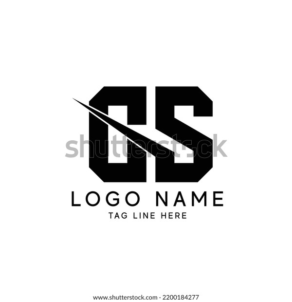 Letter C S Logo Design Creative Stock Vector (Royalty Free) 2200184277 ...