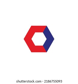 Letter C Shaped Hexagon Tool Geometric Stock Vector (Royalty Free ...