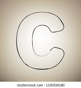 Letter C Sign Design Template Element Stock Vector (Royalty Free ...
